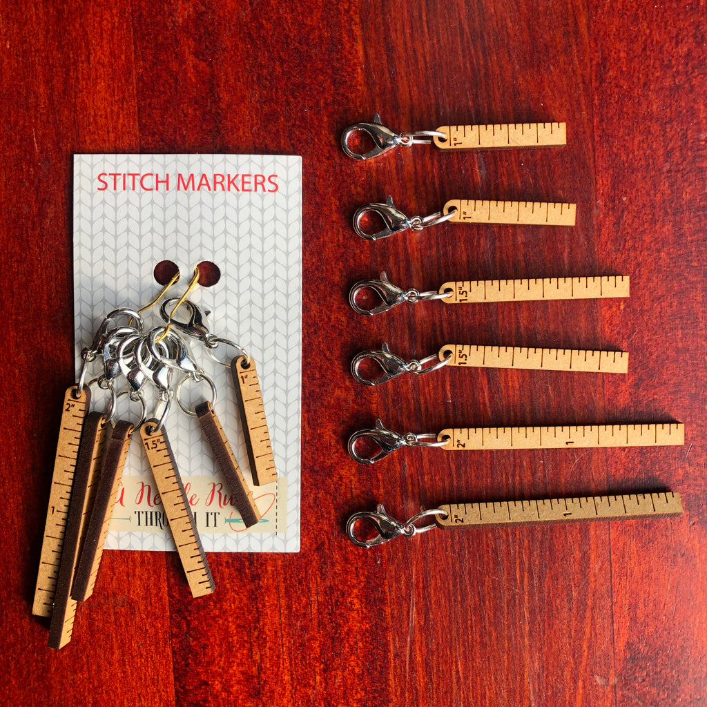 Little Rulers Stitch Markers – Kira K Designs