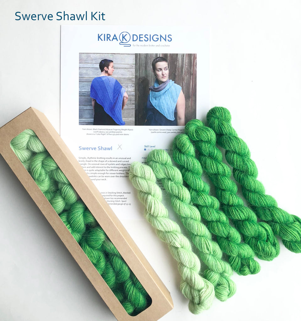 Swerve Shawl Kit – Kira K Designs