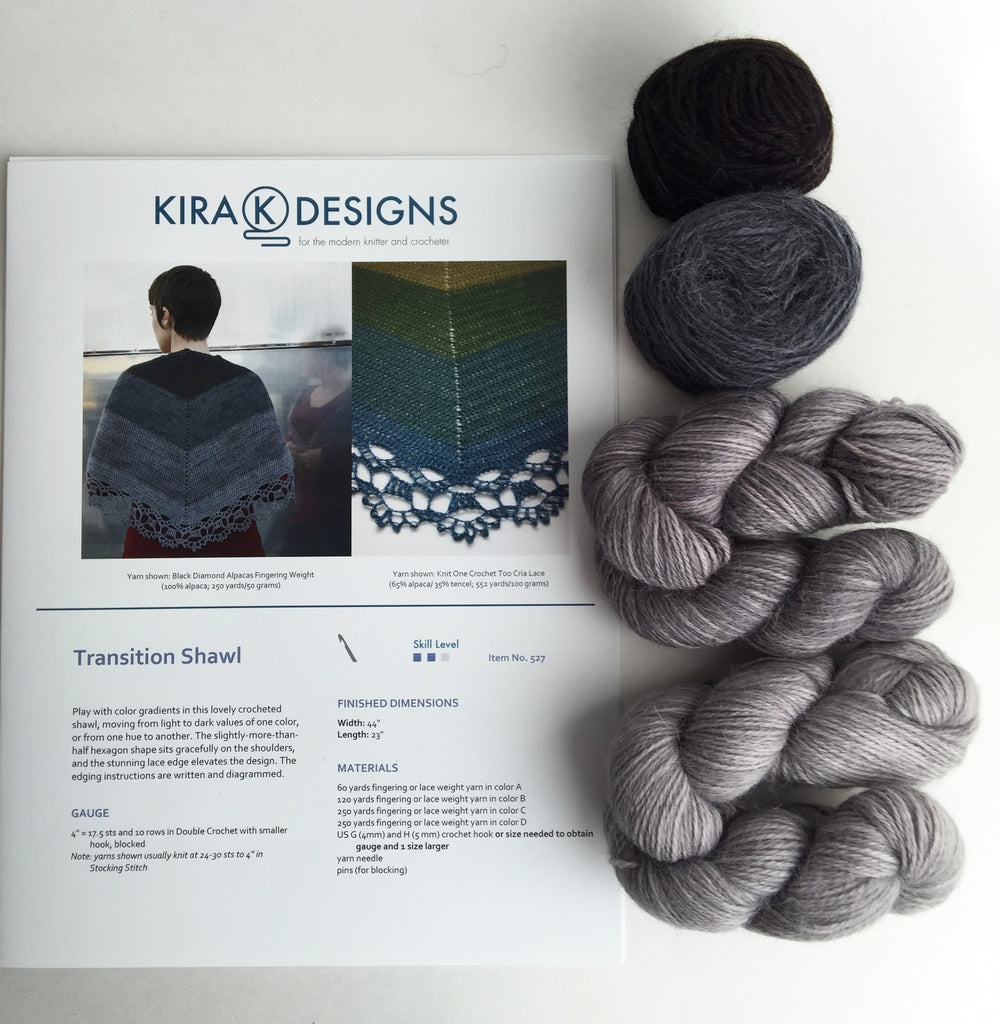 Transition Shawl kit – Kira K Designs